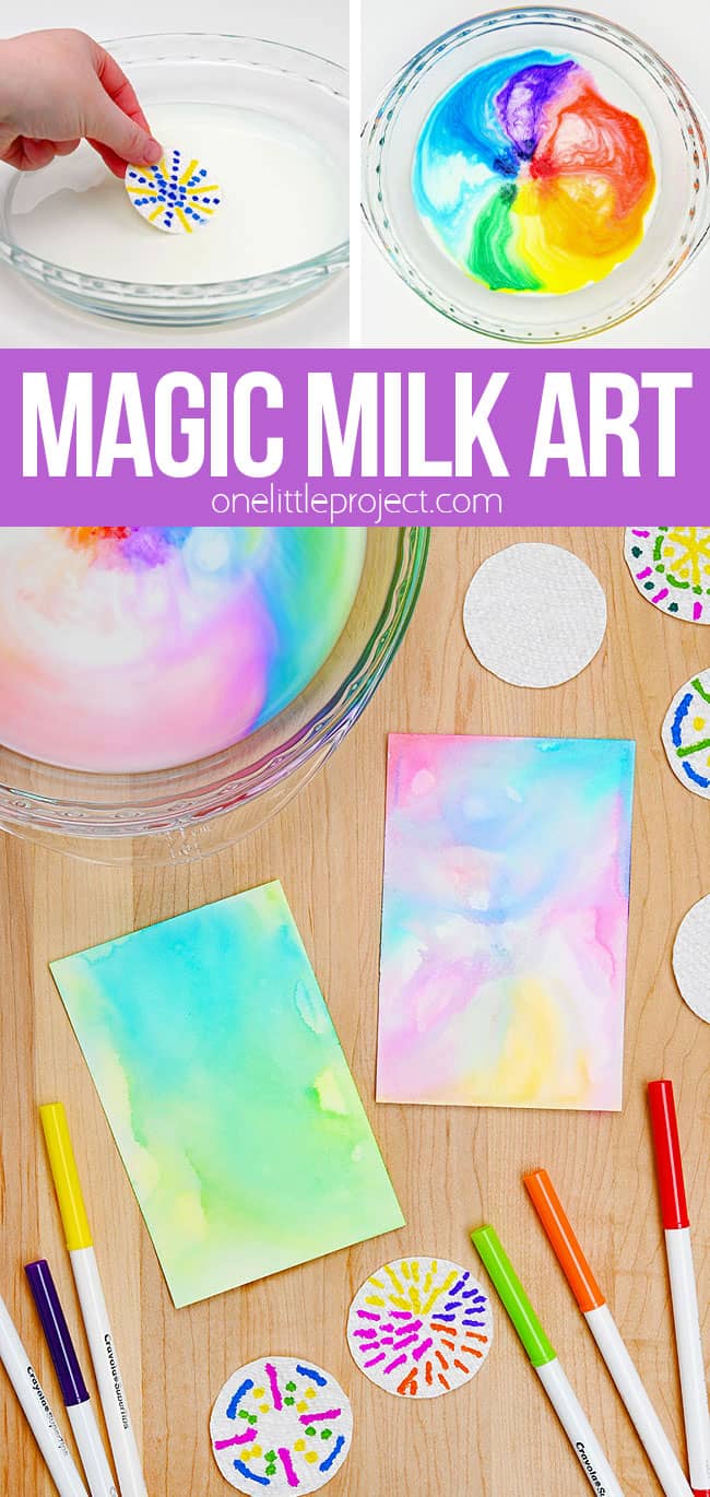 Magic Milk Art Project - Fun Science & Art Experiment for Kids