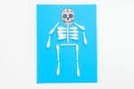 Q-Tip Skeleton Craft - Fun & Easy Halloween Activity