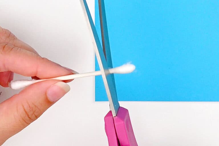 Q-Tip Skeleton Craft - Fun & Easy Halloween Activity