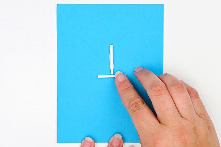 Q-Tip Skeleton Craft - Fun & Easy Halloween Activity