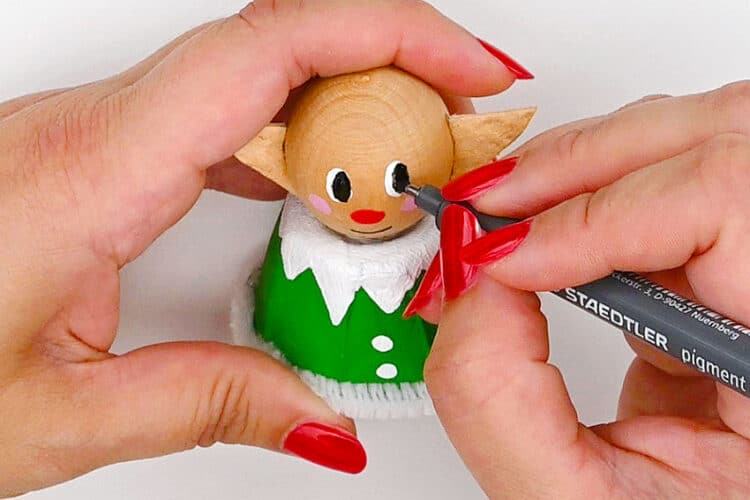Egg Carton Elf Craft - Cute Christmas Decoration for Kids
