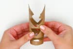 Paper Roll Christmas Tree - Easy Toilet Paper Roll Craft
