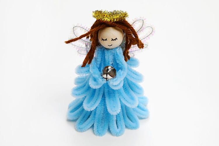 DIY Pipe Cleaner Angel - Easy Christmas Angel Craft