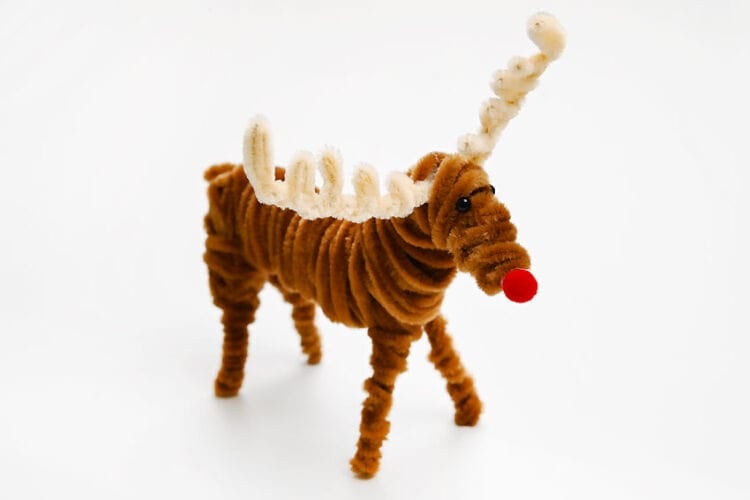 Pipe Cleaner Reindeer - Fun & Easy Christmas Craft