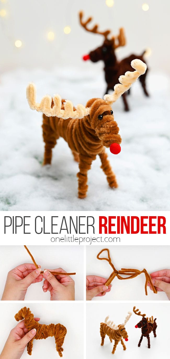 Pipe Cleaner Reindeer - Fun & Easy Christmas Craft
