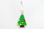 Christmas Tree Pony Bead Ornaments - Easy DIY Christmas Craft