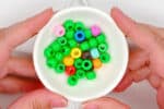 Christmas Tree Pony Bead Ornaments - Easy DIY Christmas Craft