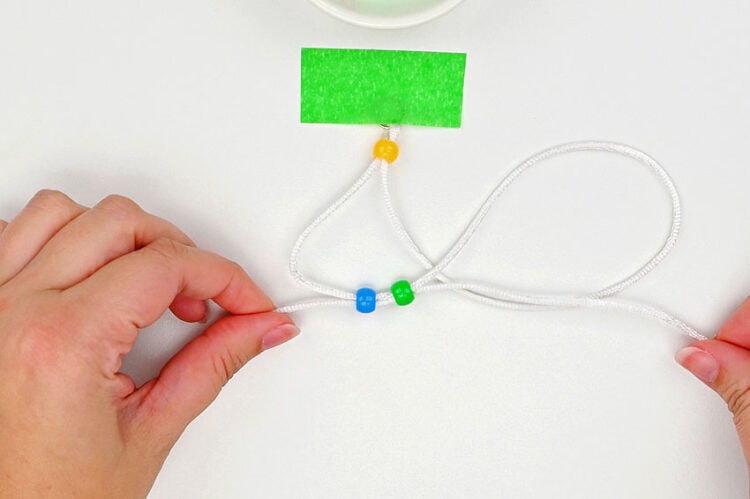 Christmas Tree Pony Bead Ornaments - Easy DIY Christmas Craft