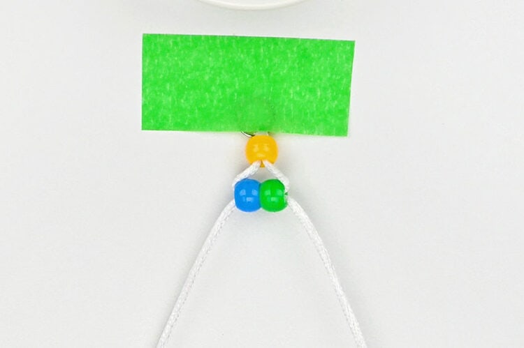 Christmas Tree Pony Bead Ornaments - Easy DIY Christmas Craft