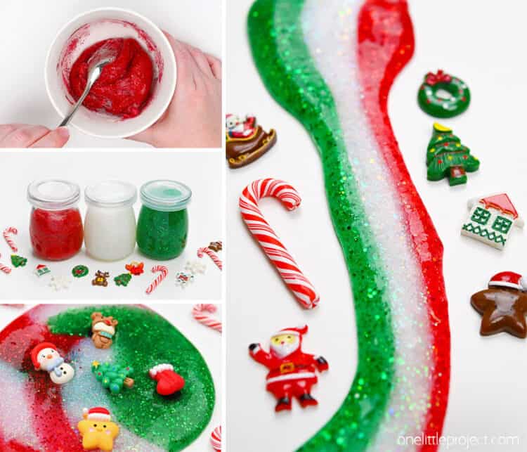 How to Make Christmas Slime - Fun & Glittery Holiday Slime