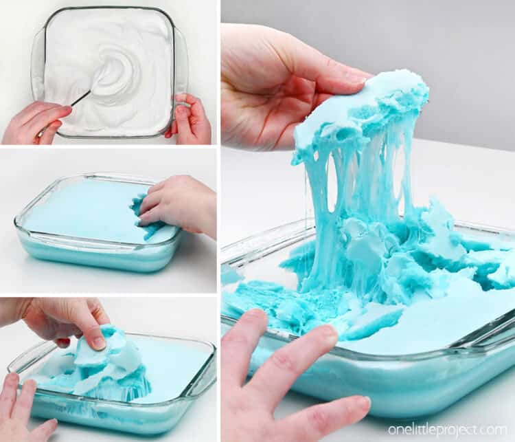How to Make Iceberg Slime - Fluffy Iceberg Slime Recipe