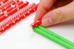 Straw Christmas Tree Ornaments - Easy DIY Ornament Craft!