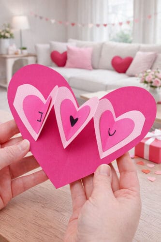 Pop-Up Valentine's Day Card - Easy DIY Card for Kids & Adults