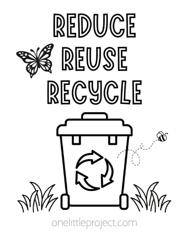 Earth Day Coloring Pages - Easy & Fun Printable Color Sheets