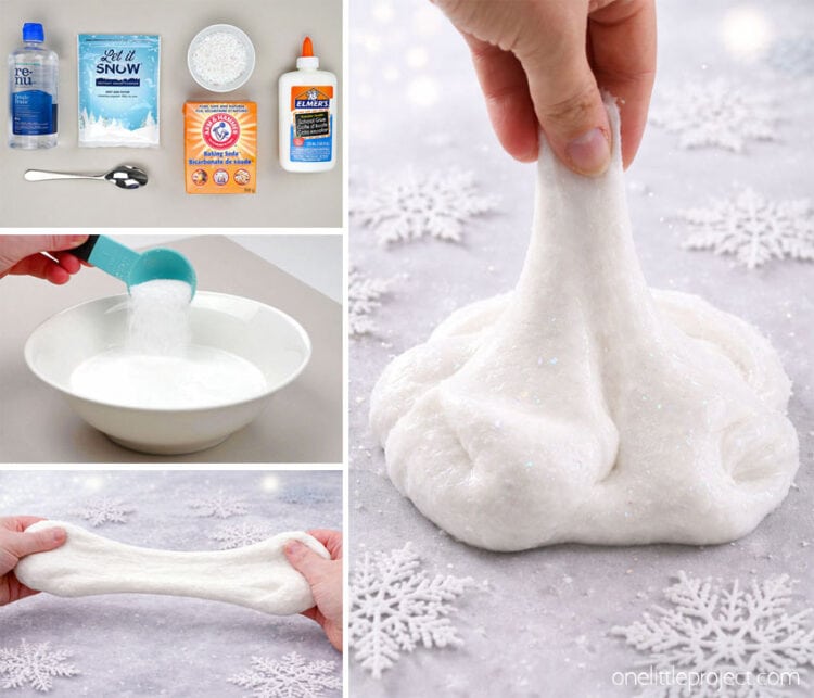 How to Make Snow Slime - With 2 Types of Snow!