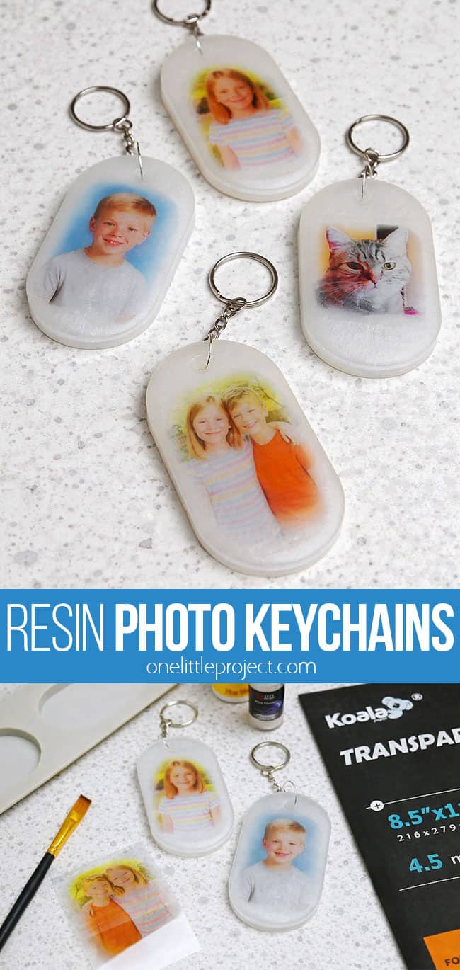How to Put Photos in Resin - Easy Resin Photo Keychains