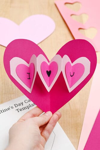 Pop-Up Valentine's Day Card - Easy DIY Card for Kids & Adults