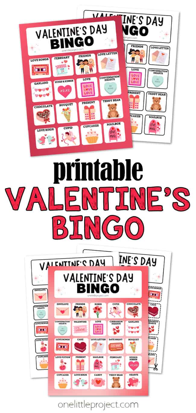 Valentine's Day Bingo - Free Printable Valentine Bingo Cards