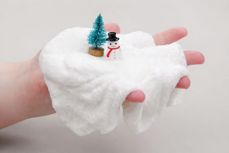 How to Make Snow Slime - With 2 Types of Snow!