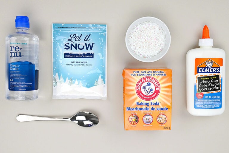 How to Make Snow Slime - With 2 Types of Snow!