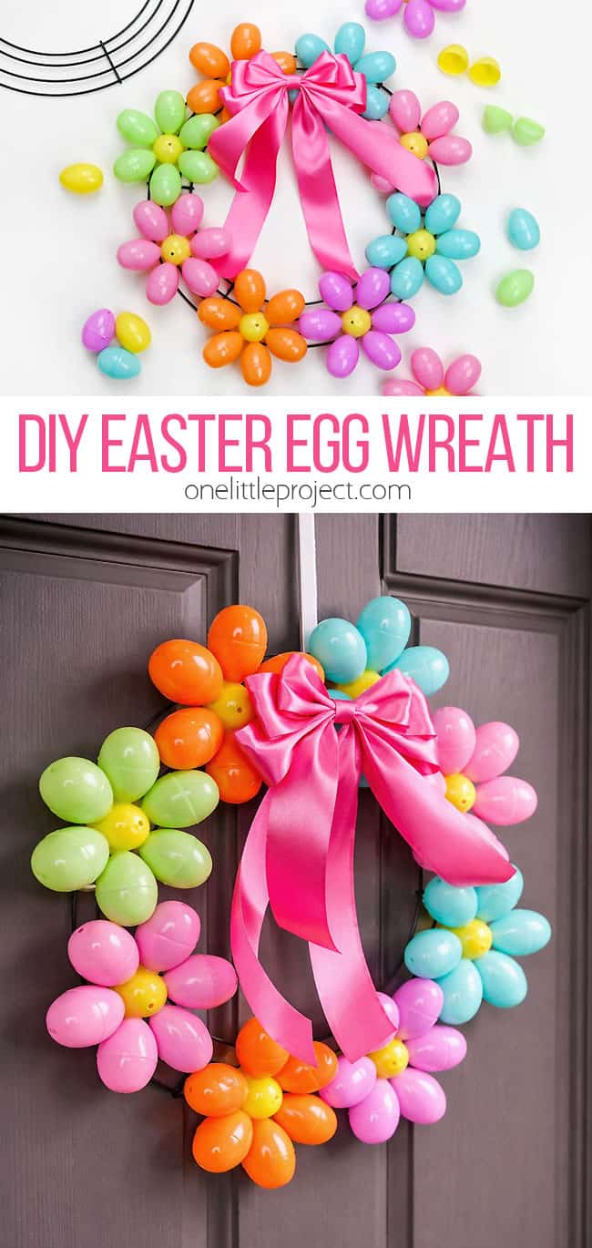 Easter Egg Wreath - DIY Spring Wreath Tutorial