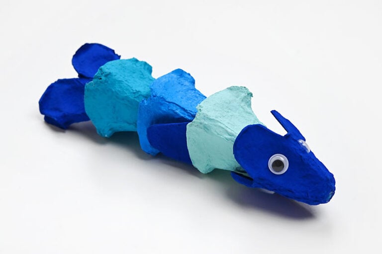 Egg Carton Fish - Easy Egg Carton Animal Craft