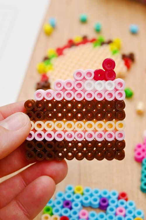 Perler Bead Food - Cute & Easy Food Perler Designs