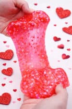 How to Make Valentine's Day Slime - Easy Heart Slime Recipe