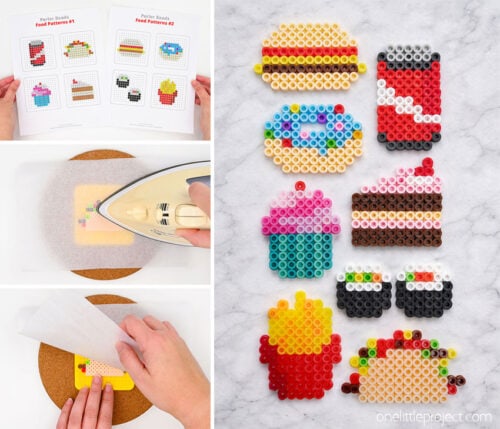 Perler Bead Food - Cute & Easy Food Perler Designs