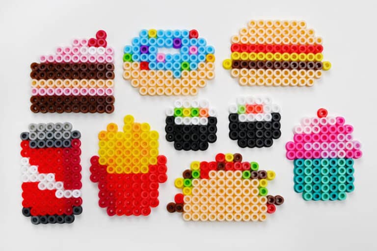 Perler Bead Food - Cute & Easy Food Perler Designs