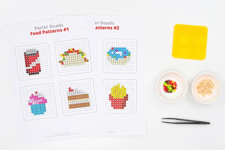 Perler Bead Food - Cute & Easy Food Perler Designs