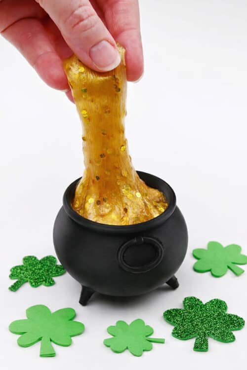 How to Make Pot of Gold Slime - Fun St. Patrick's Day Activity
