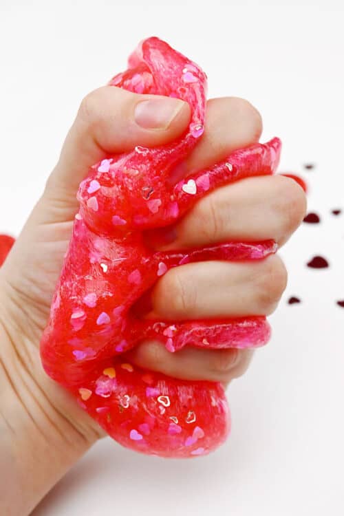 How to Make Valentine's Day Slime - Easy Heart Slime Recipe