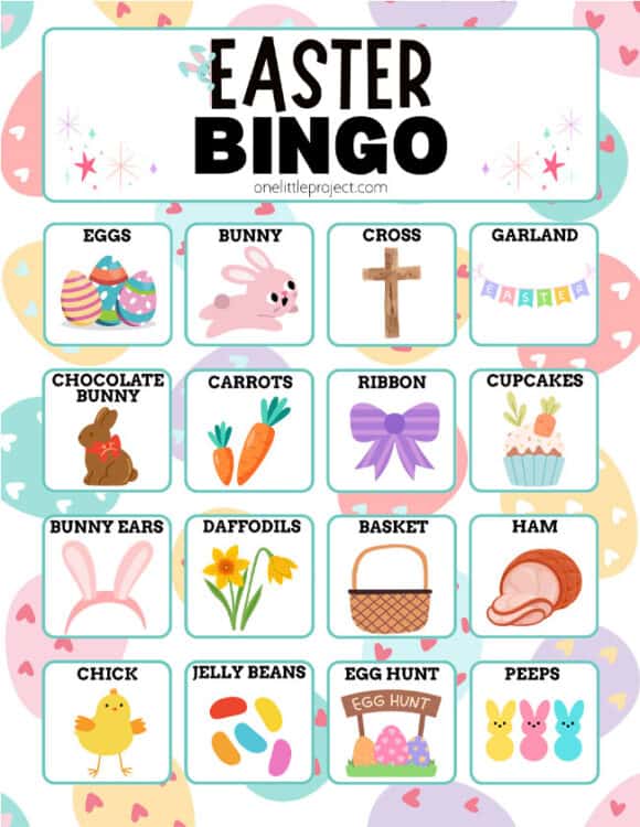 Easter Bingo - Free Printable Easter Bingo Cards