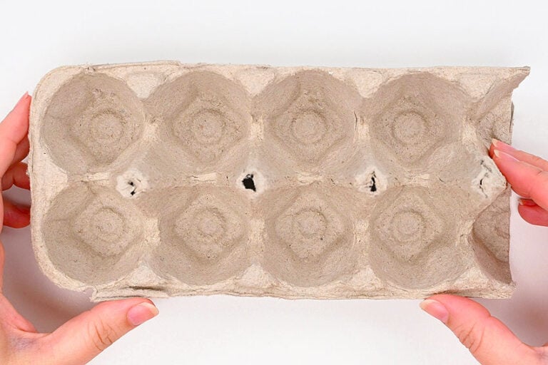 Egg Carton Carrot Craft - Cute & Easy Recycled Easter Craft