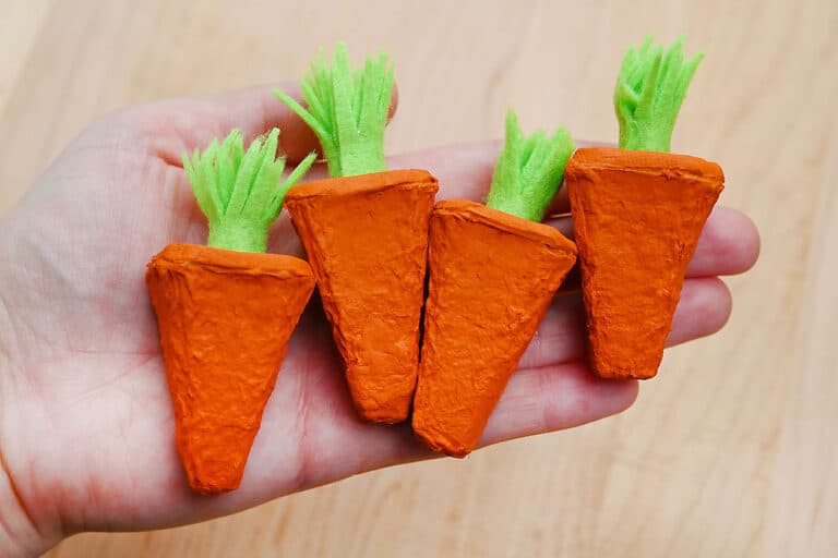 Pipe Cleaner Carrot - Easy Easter Craft for Kids