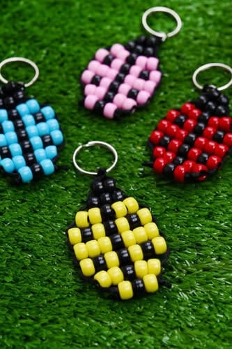 Pony Bead Ladybug - Easy Beaded Ladybug Pattern