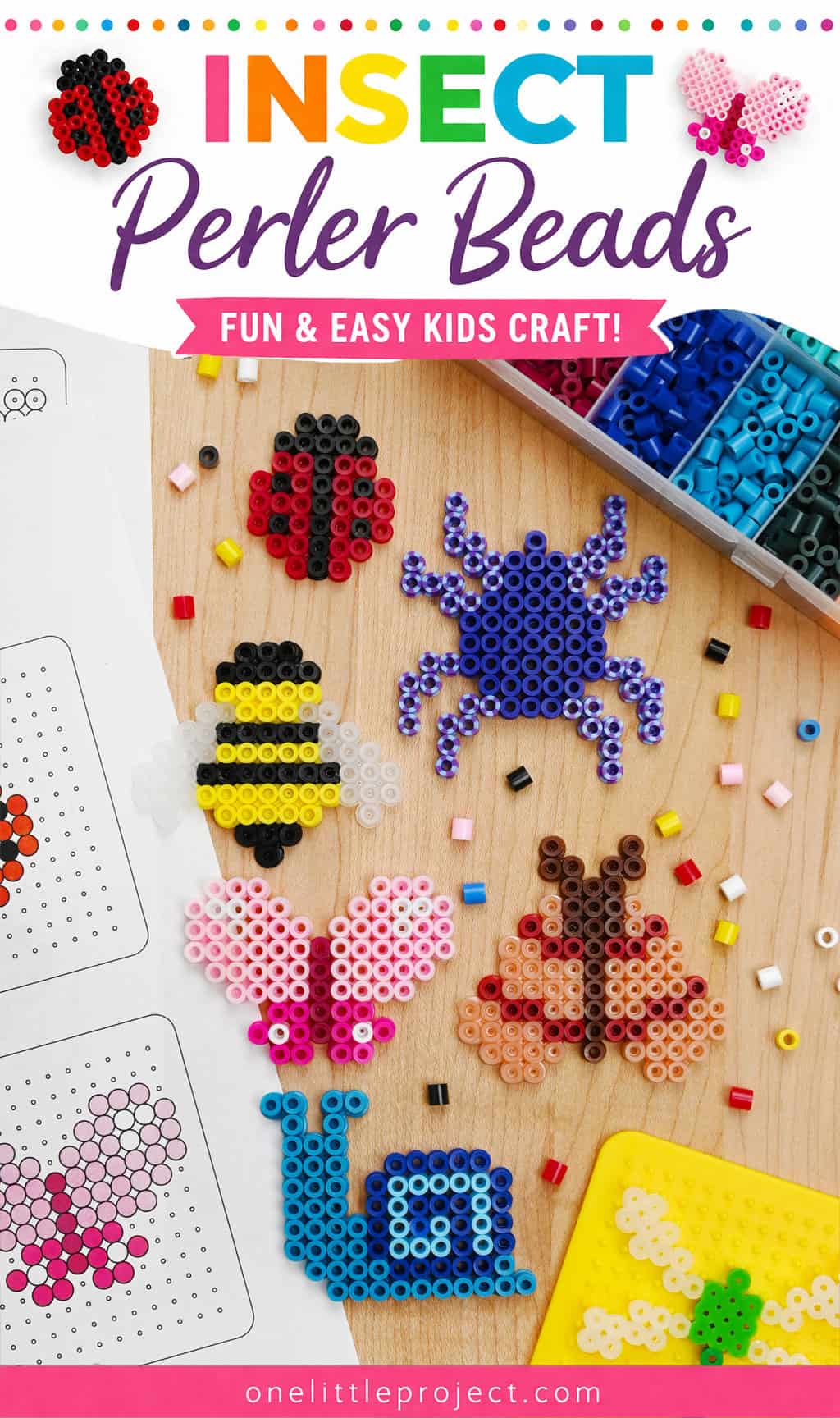 Perler Bead Bugs – Cute Insect Perler Bead Patterns